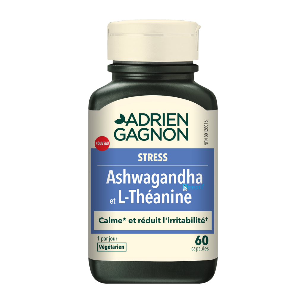 Adrien Gagnon - Ashwagandha et L-Théanine Capsules - Réduire le stress ...