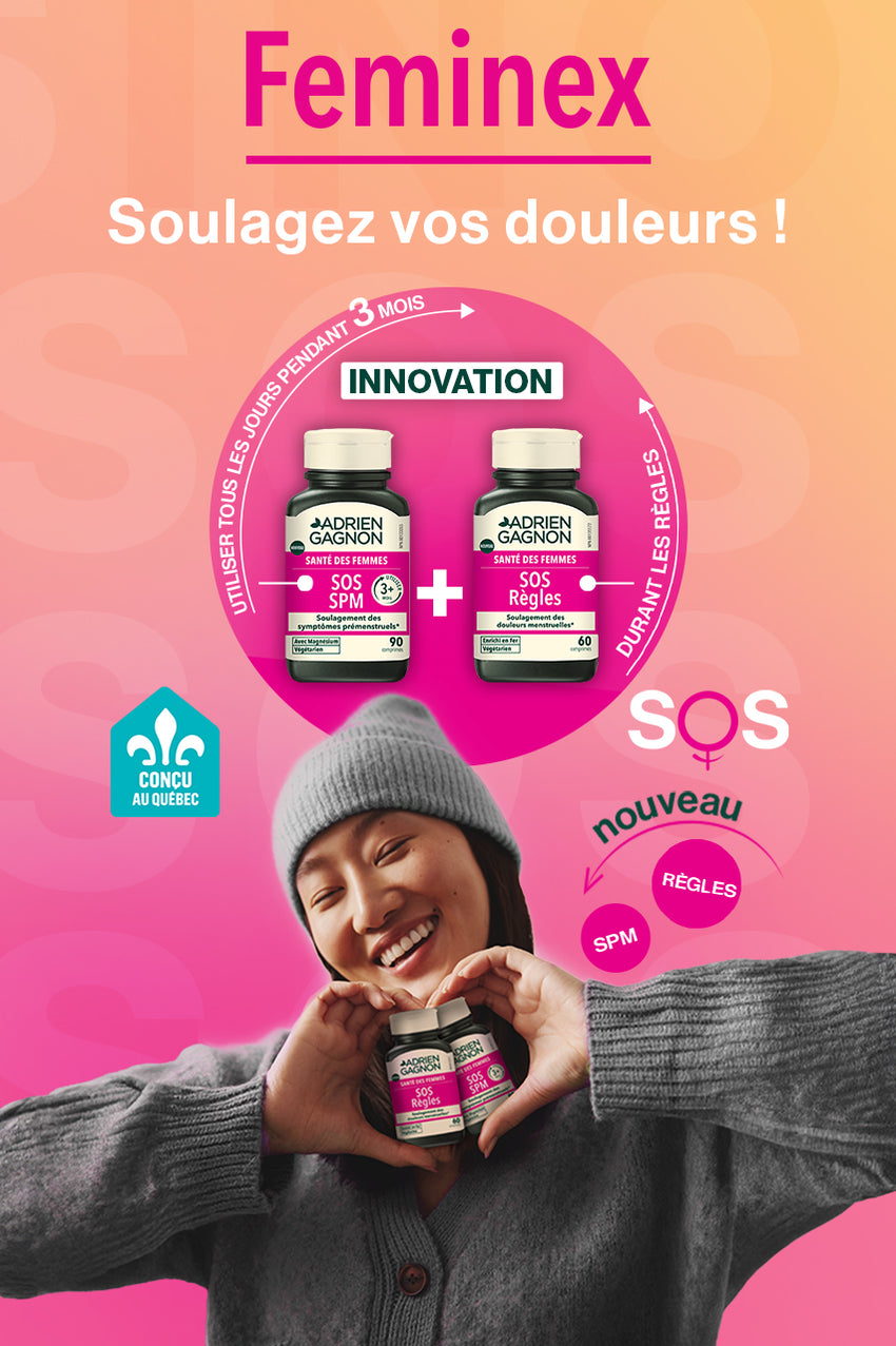 Feminex - Règles – Adrien Gagnon - Santé Naturelle A.G. Ltée